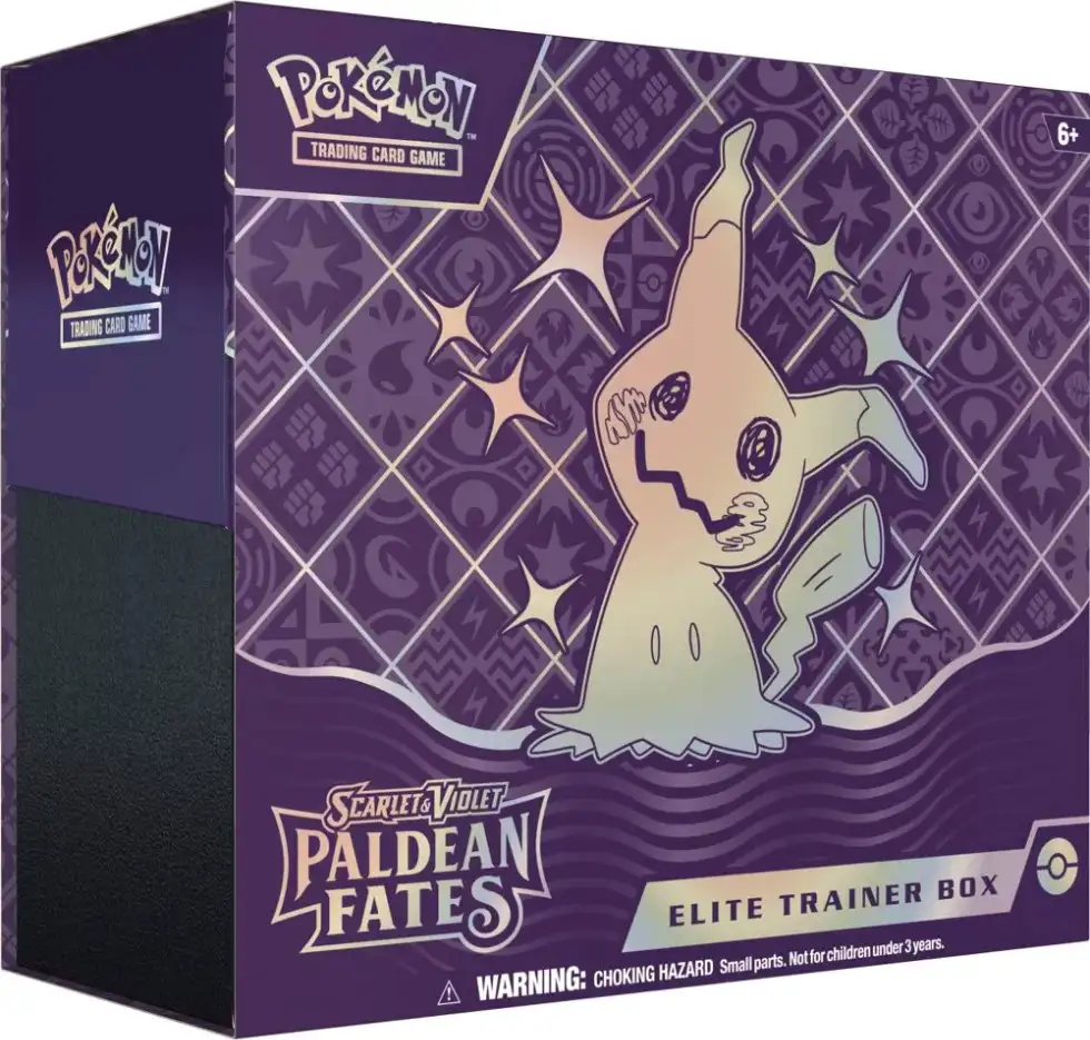 Pokemon TCG Paldean Fates Elite Trainer Box | Shiny Pokémon
