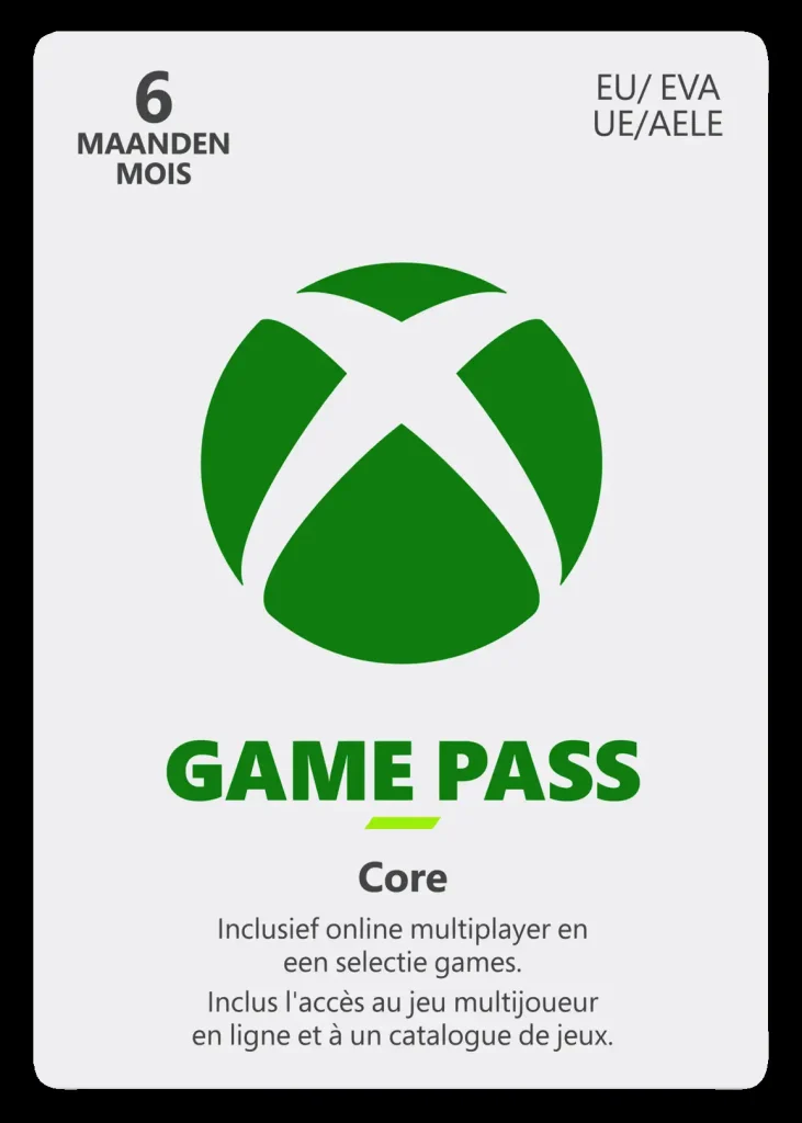 Xbox Game Pass Core - 6 Maanden | Online Multiplayer & Games