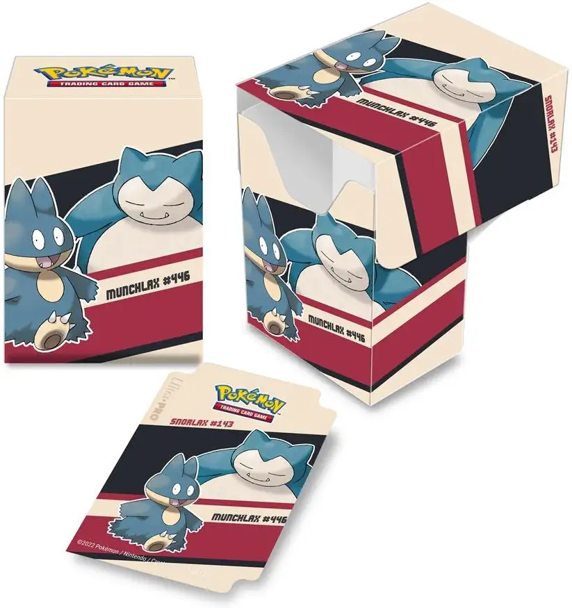 Pokemon TCG Snorlax & Munchlax Deck Box | 75+ Kaarten